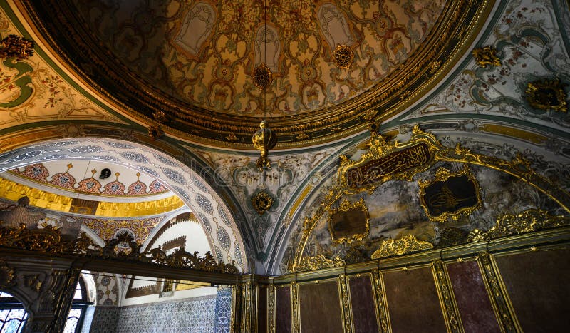 Interior of Topkapi Palace in Istanbul, Turkey Stock Image - Image of ...