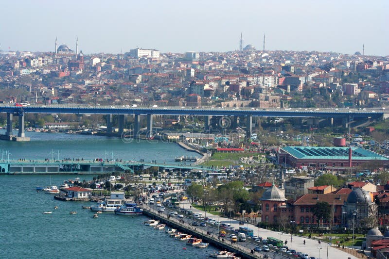 Istanbul view stock photo. Image of turkey, blue, bridge - 16816002