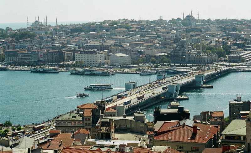 Istanbul view stock photo. Image of aerial, destination - 2126174