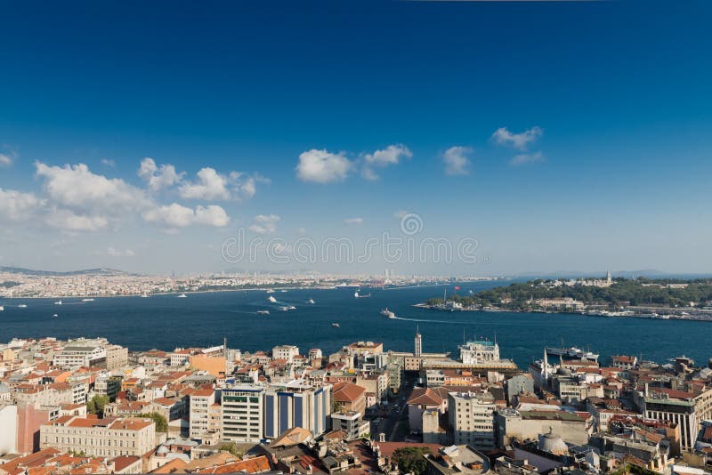 Istanbul View stock photo. Image of outstanding, aerial - 90706976