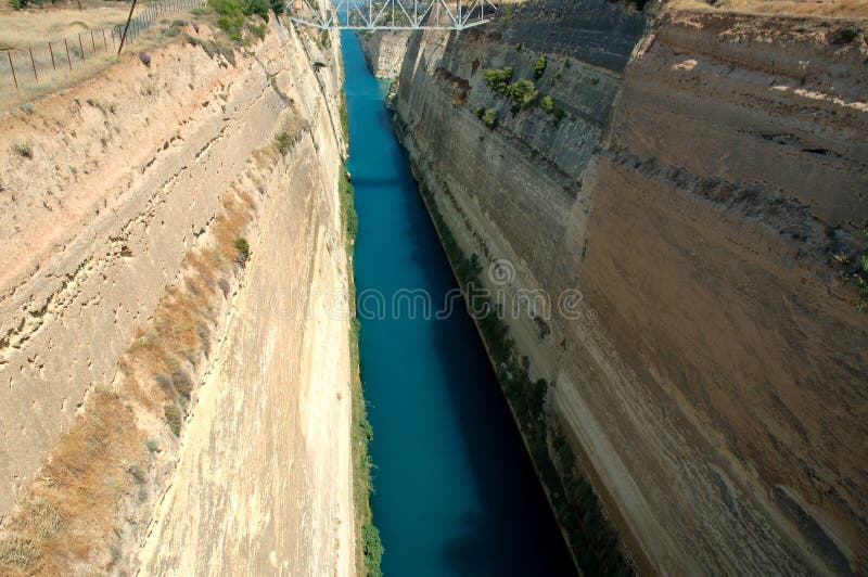 Isthmus stock photo. Image of corinth, neck, tourism - 24382156