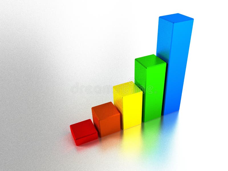 Istogramma multicolore illustrazione di stock. Illustrazione di colore ...