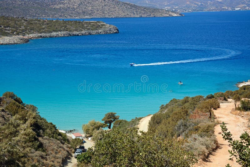 Istro Coastline and Sea, Crete. Editorial Photo - Image of aegean ...