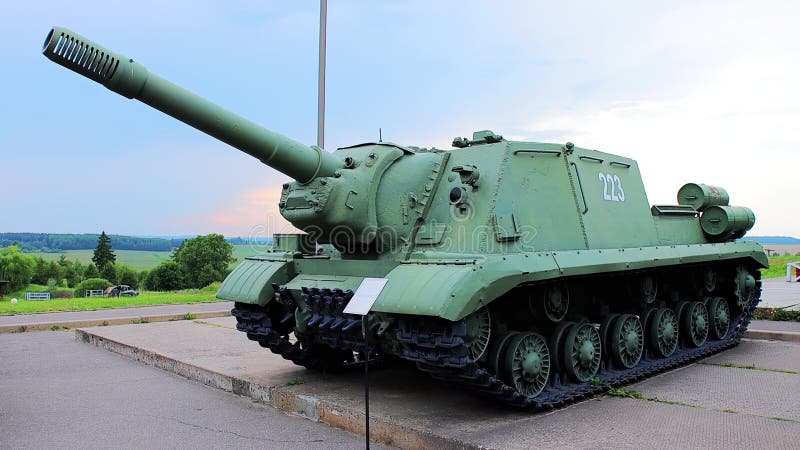 ISU-152 is a Soviet Heavy Self-propelled Artillery Unit SPG from the ...