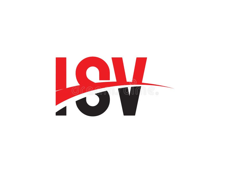 ISV Letter Initial Logo Design Vector Illustration Stock Vector ...