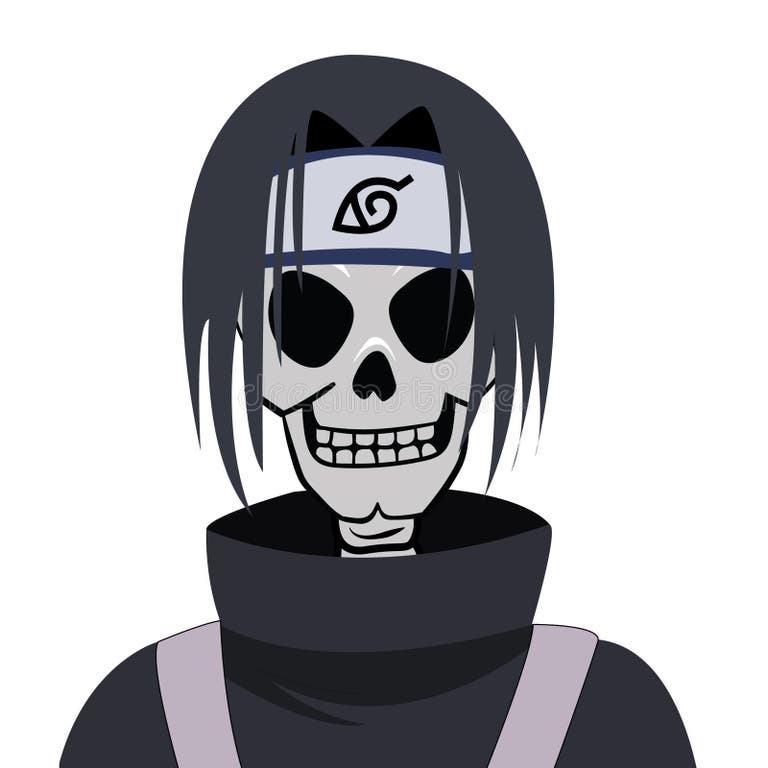 Itachi Skull stock illustration. Illustration of skull - 239790635