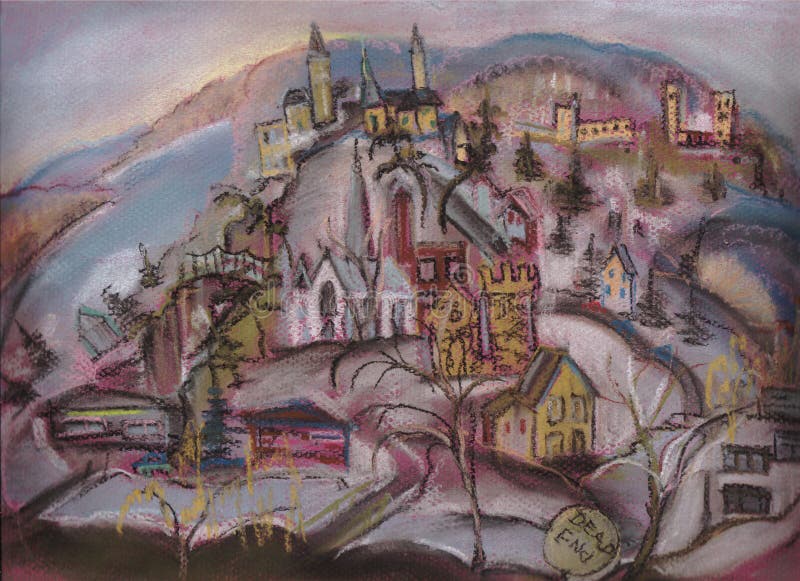 Itaka stock illustration. Illustration of city, churches - 28657282