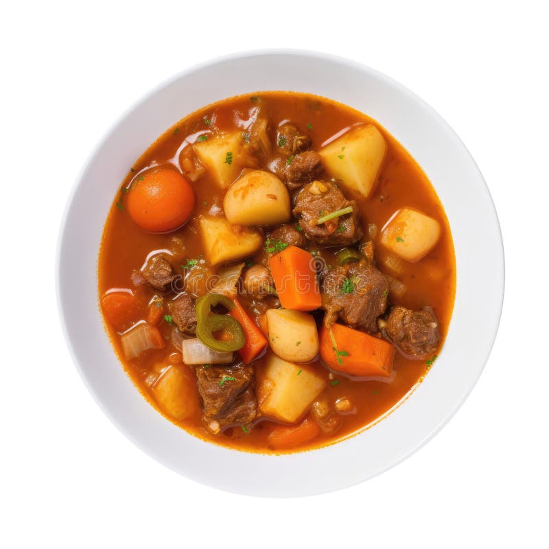 Ital Stew Jamaican Cuisine. on a White Plate Stock Illustration ...