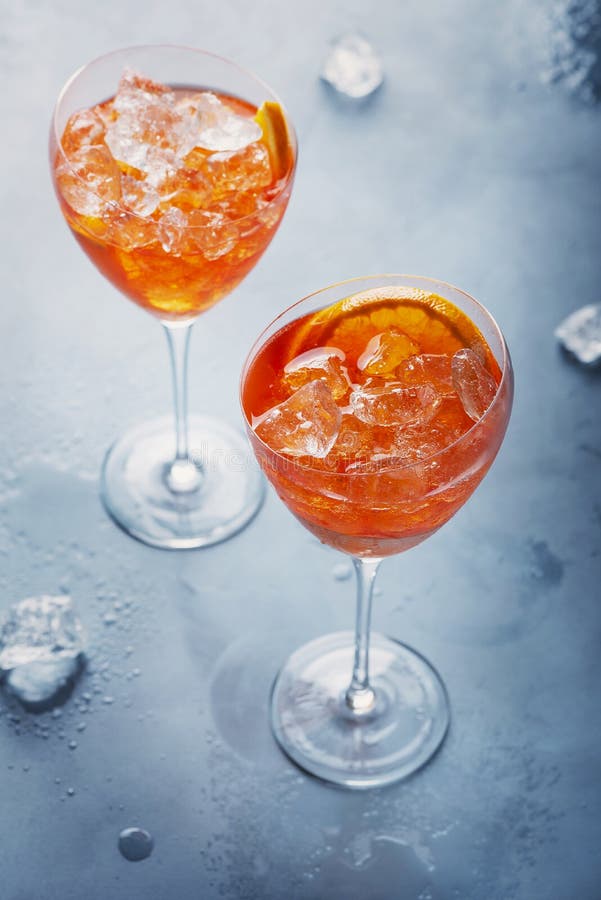 Italian Aperitif Aperol Spriz Stock Image - Image of beverage ...