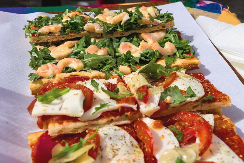 Italian Appetizers on a Plate in a Restaurant Stock Photo - Image of ...