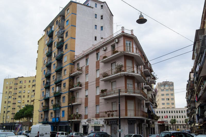 Italian Architecture of a High Residential Building Editorial Stock ...