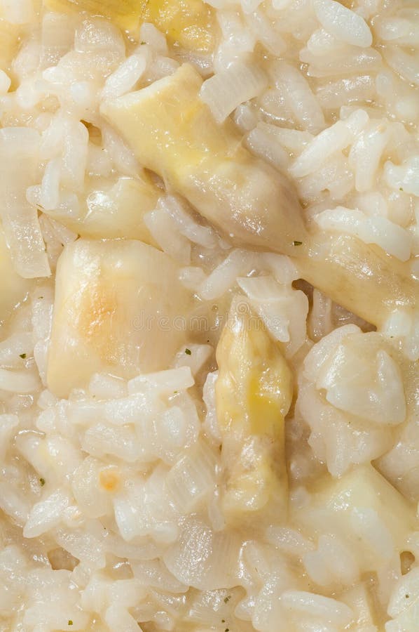 Italian Asparagus Risotto stock image. Image of dish - 28191537