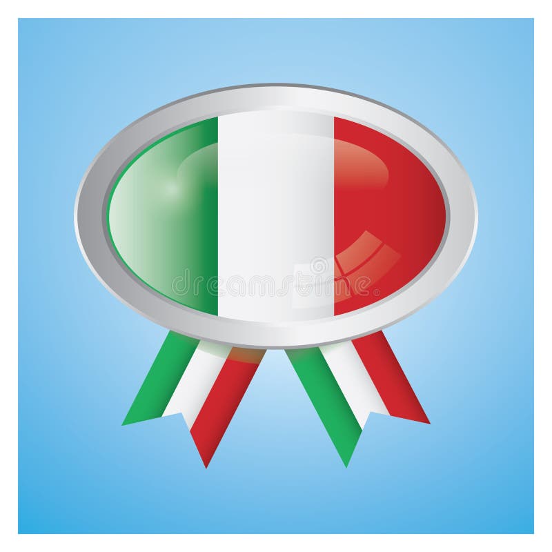 Italian Badge. Vector Illustration Decorative Design Stock Vector ...