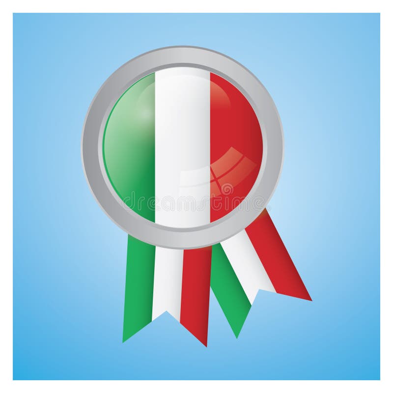 Italian Badge. Vector Illustration Decorative Design Stock Vector ...