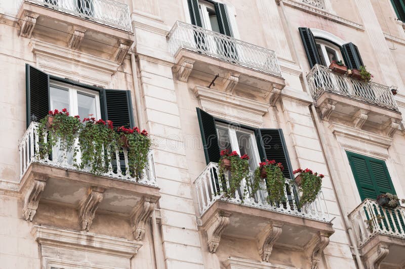 708 Typical Italian Balconies Stock Photos - Free & Royalty-Free Stock ...