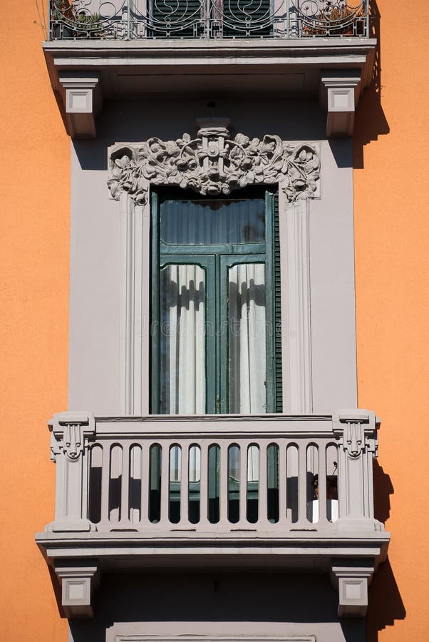 Italian balcony stock image. Image of exterior, house - 46409421