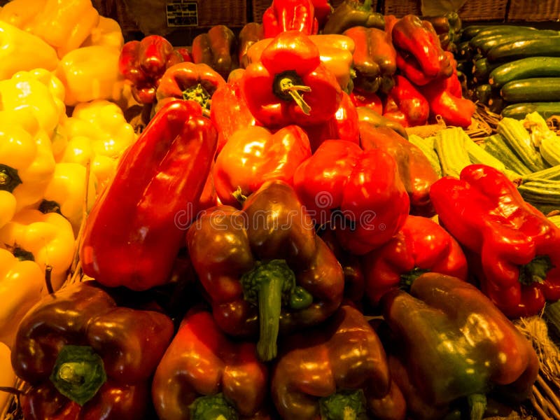 Italian Bell Peppers stock photo. Image of fresh, assorted - 160123250