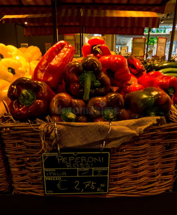 Italian Bell Peppers stock image. Image of nature, diet - 160123255