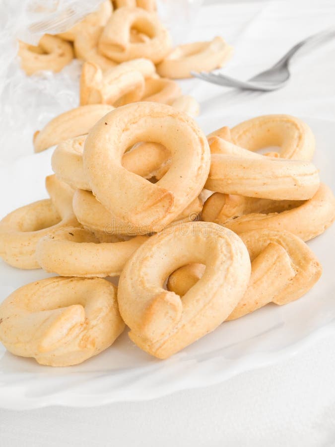 Taralli snacks stock photo. Image of texture, puglia - 27888940