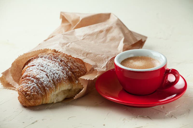 Italian breakfast stock image. Image of traditional, close - 87744729