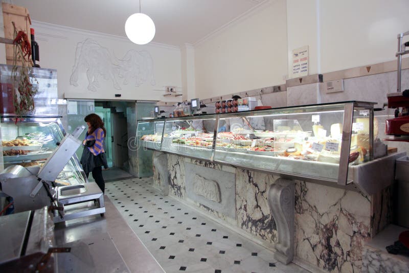 Old Butcher Shop at the Village of Agnone Editorial Photography - Image ...