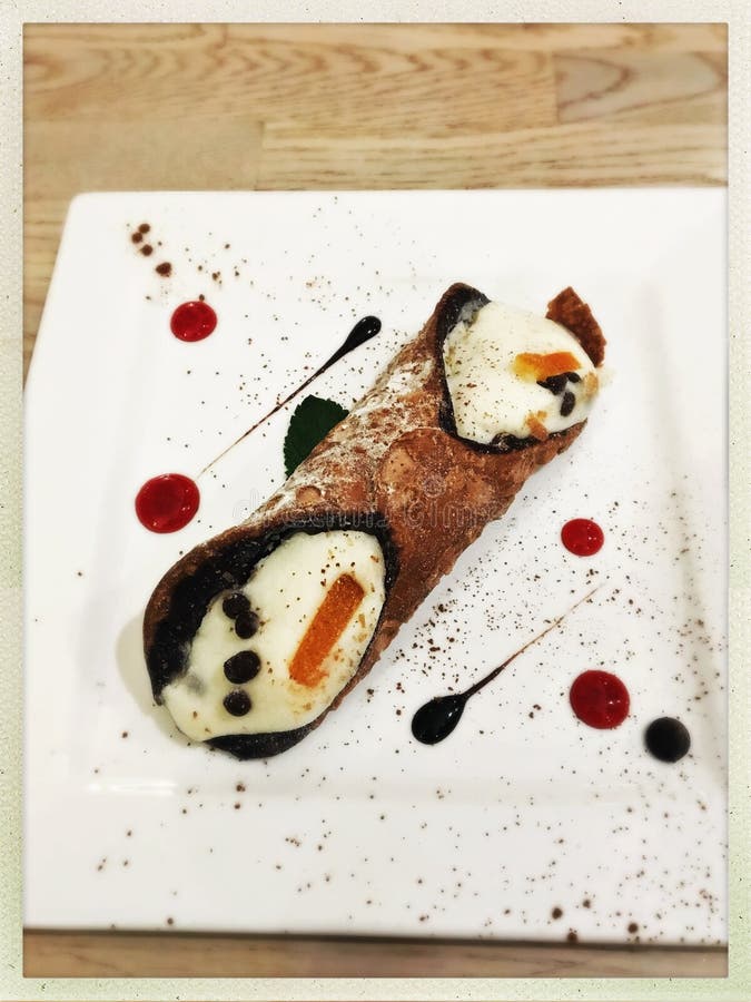 Italian cannoli stock photo. Image of dessert, baking - 157151416