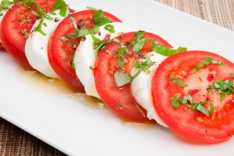 Italian caprese stock image. Image of appetizing, slices - 10606121
