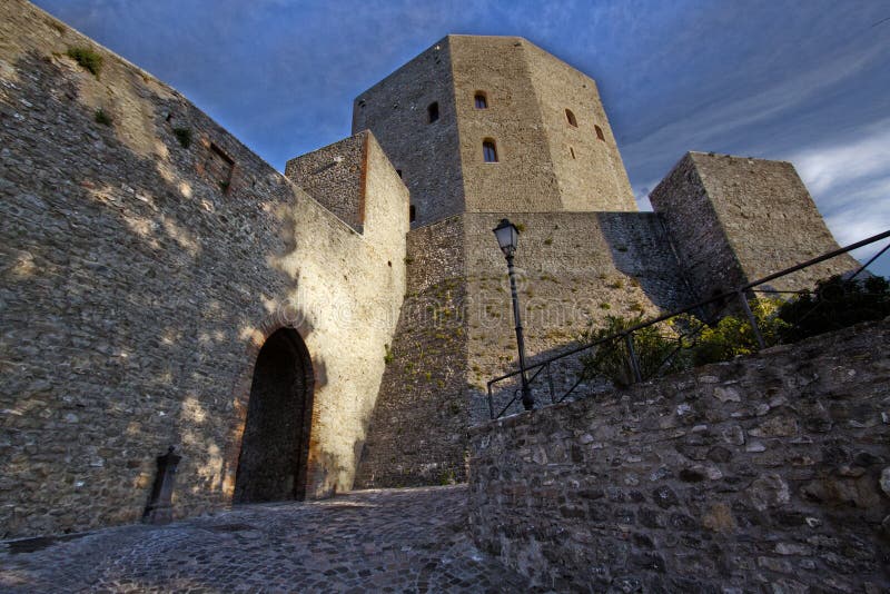 Italian castle stock image. Image of history, ancient - 82896507