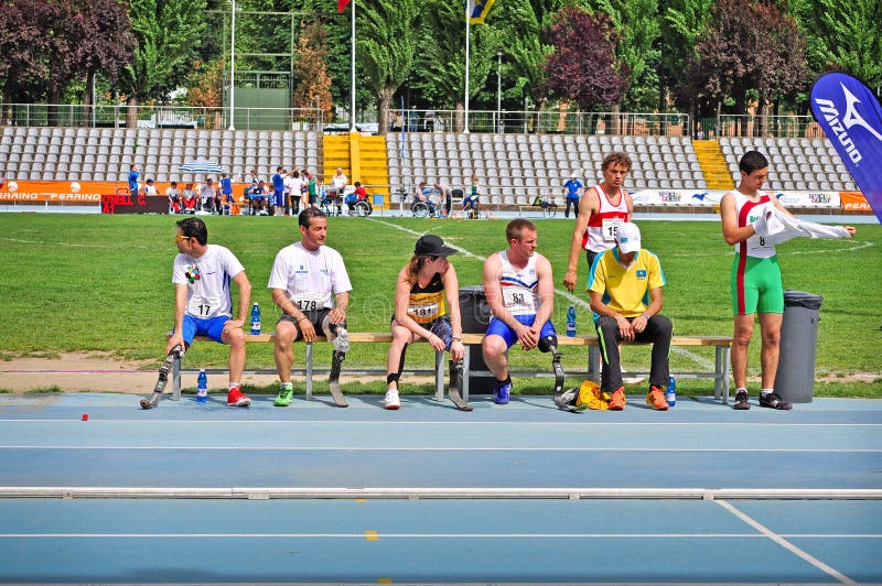 Italian Championships of Athletics for Paralympic Editorial Stock Photo ...