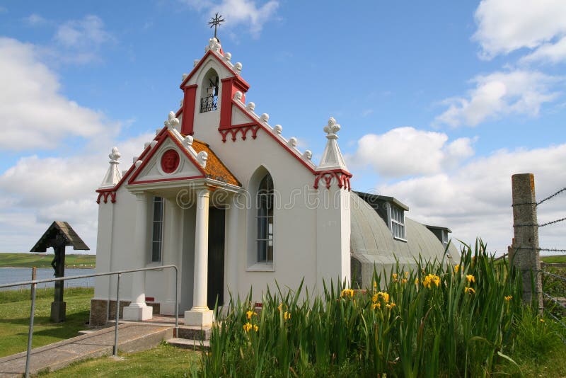 Italian Chapel stock photo. Image of religion, crucifix - 20139212