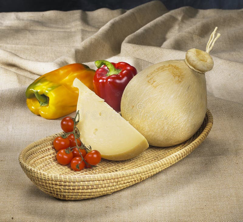 Italian cheese provola stock image. Image of delicious - 13341241