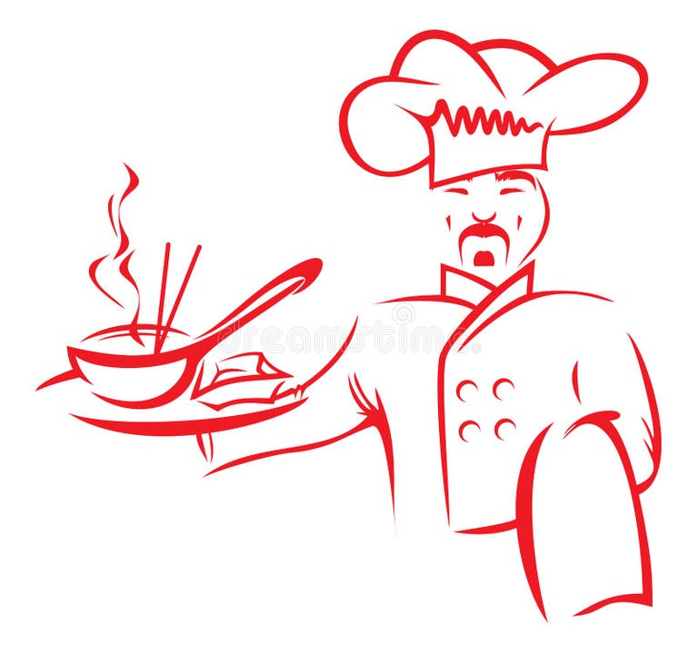 Italian chef hat stock vector. Illustration of hunger - 34893025