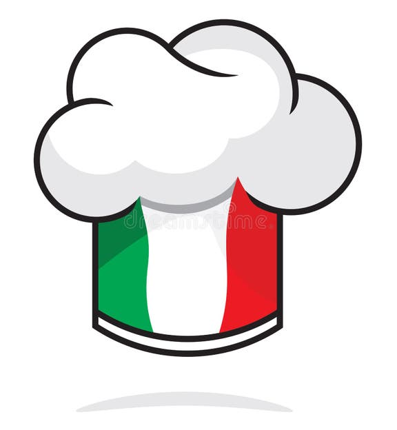 Italian chef hat stock vector. Illustration of cooked - 35159367