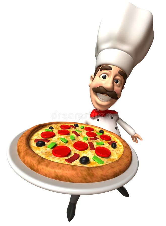 Fat Italian Chef Cartoon