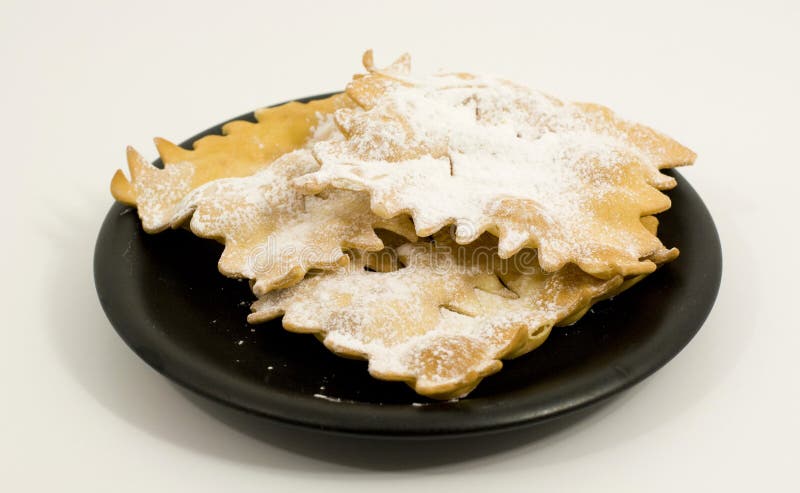 Italian chiacchiere stock image. Image of sugar, chiacchiere - 8171185