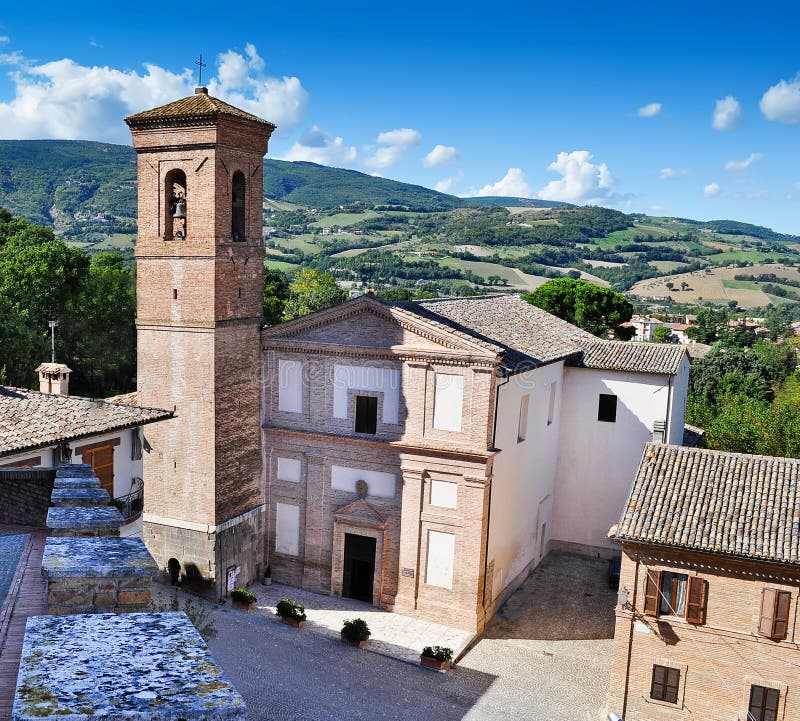 Italian church stock photo. Image of nature, clouds, building - 25490922