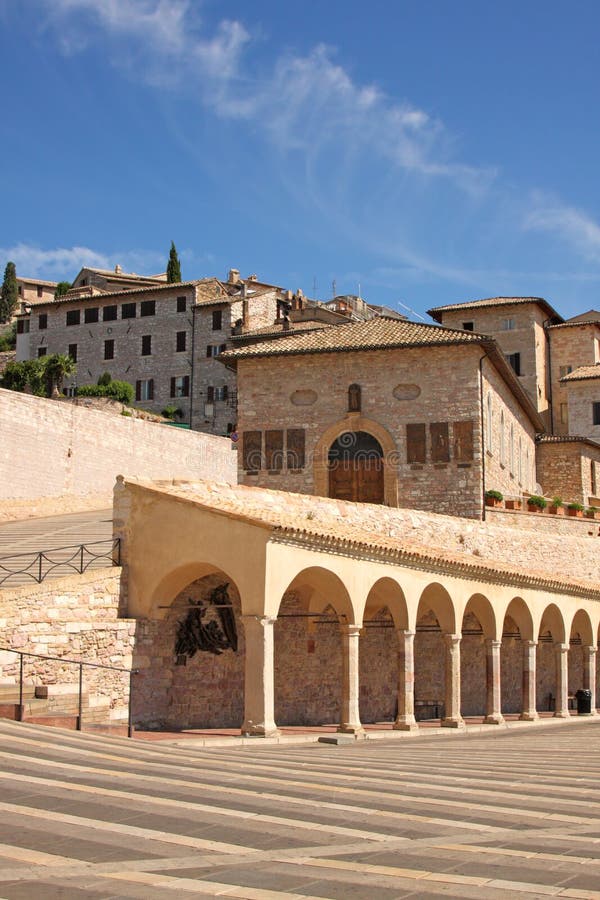 Italian city of Assisi stock image. Image of color, ancient - 18241483