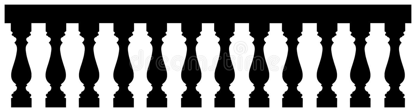 Balustrade Pattern Stock Illustrations – 427 Balustrade Pattern Stock ...