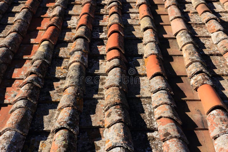 Italian Clay tiles stock photo. Image of aquifer, compluvium - 46417784