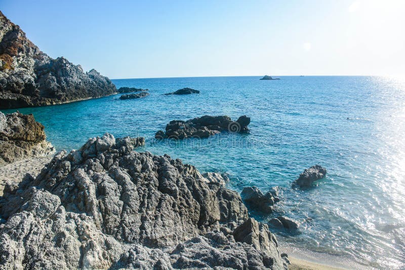 Cliffs of Italy stock photo. Image of green, travel - 189659794