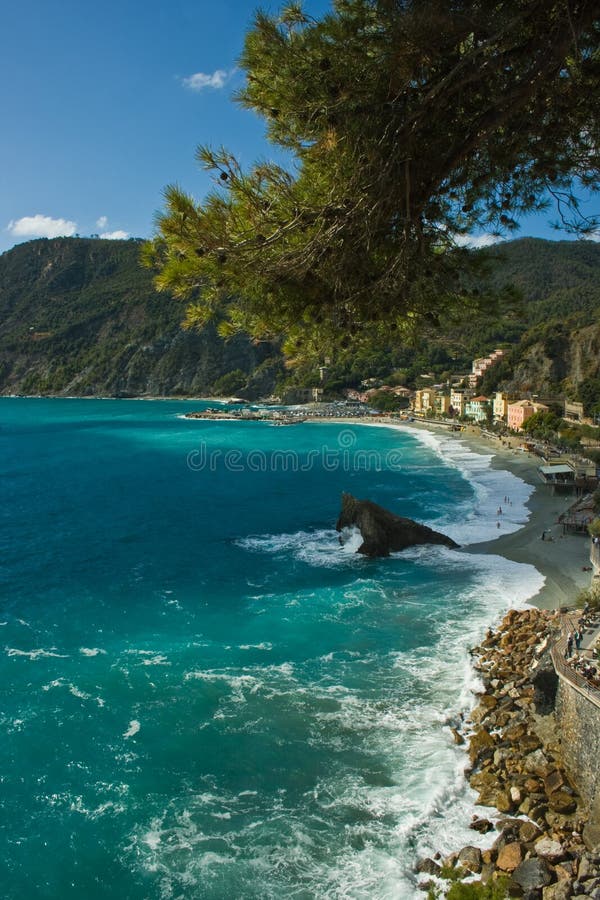 Italian coastline views stock image. Image of blue, picturesque - 19597993