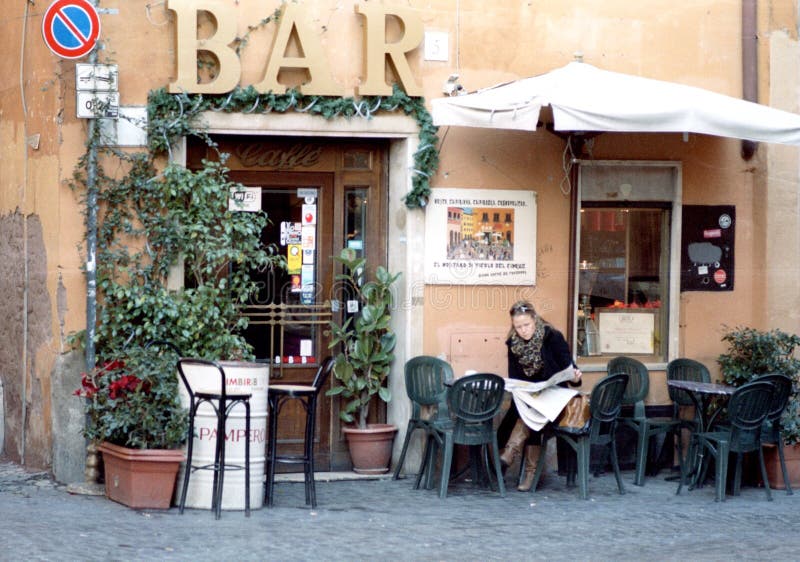 Italian coffee bar editorial photography. Image of lifestyle - 28620602