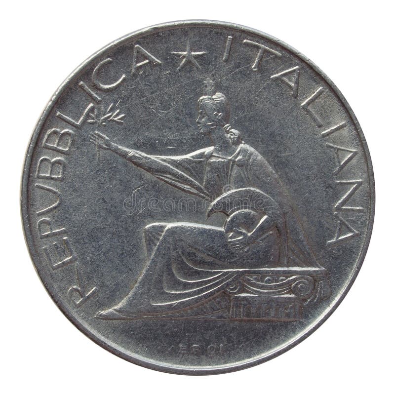 Italian coin stock photo. Image of cash, money, italy - 61646020