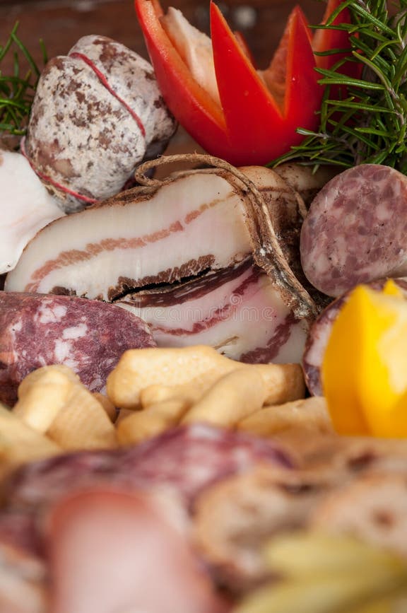 Italian Cold Cuts stock photo. Image of cholesterol, gastronomy - 27549912