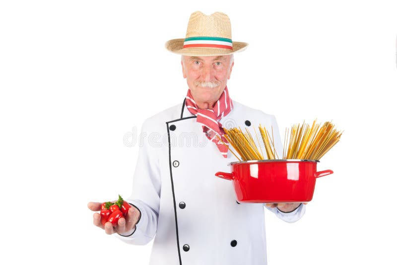 Italian cook stock image. Image of pasta, preparing, tomatoes - 32873741