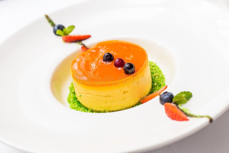 Italian Dessert Panna Cotta Stock Photo - Image of fresh, italian: 69805430