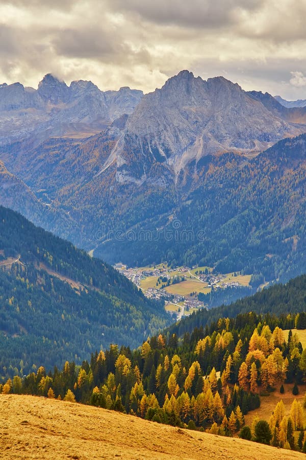 Italian Dolomites an Autumn Day Stock Photo - Image of autumn ...