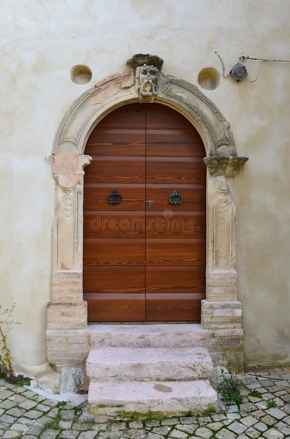 Italian door stock photo. Image of architecture, italy - 3875680