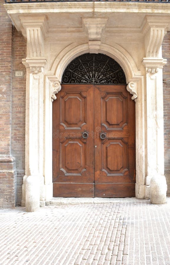 Italian door stock photo. Image of outdoor, outside, doors - 4019666