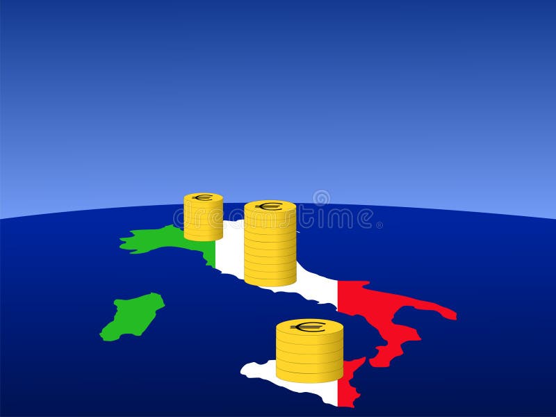 Italian euro sign stock vector. Illustration of italian - 2345069